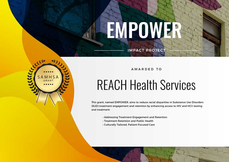 REACH Health Services Receives SAMHSA Grant for EMPOWER Project - Reach ...